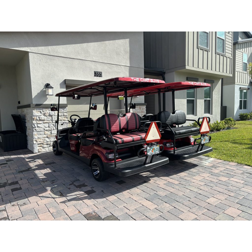 6 Passenger LSV Golf Cart - Space Coast Cart Rentals